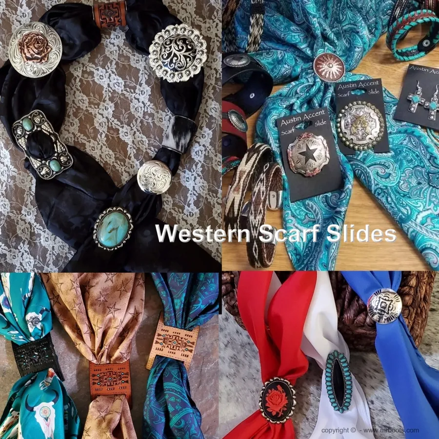 Cowboy Scarves, Scarf Ties, Scarf Slides, Bolo Ties, Bandanas and Wild Rags