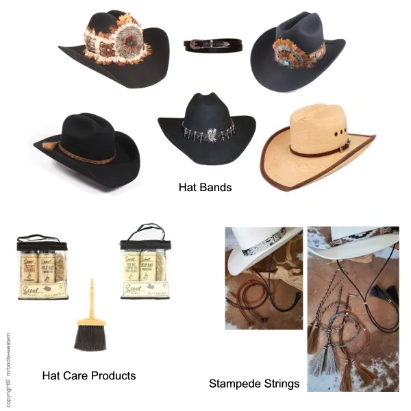 Western Hats, Cowboy Hats, Ball Caps, Hat Bands, Hat Care and Accessories